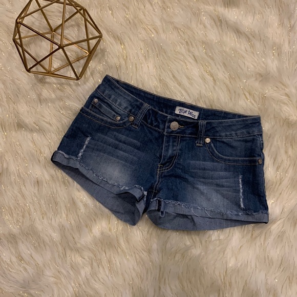 True Bliss | Shorts | True Bliss Denim Stretch Shorts Womens 3 | Poshmark